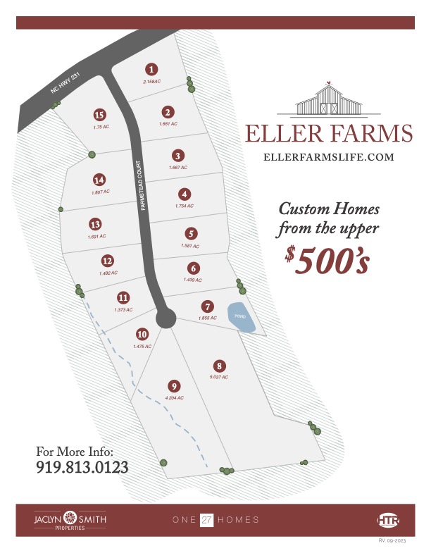 Eller Farms New Home Community!