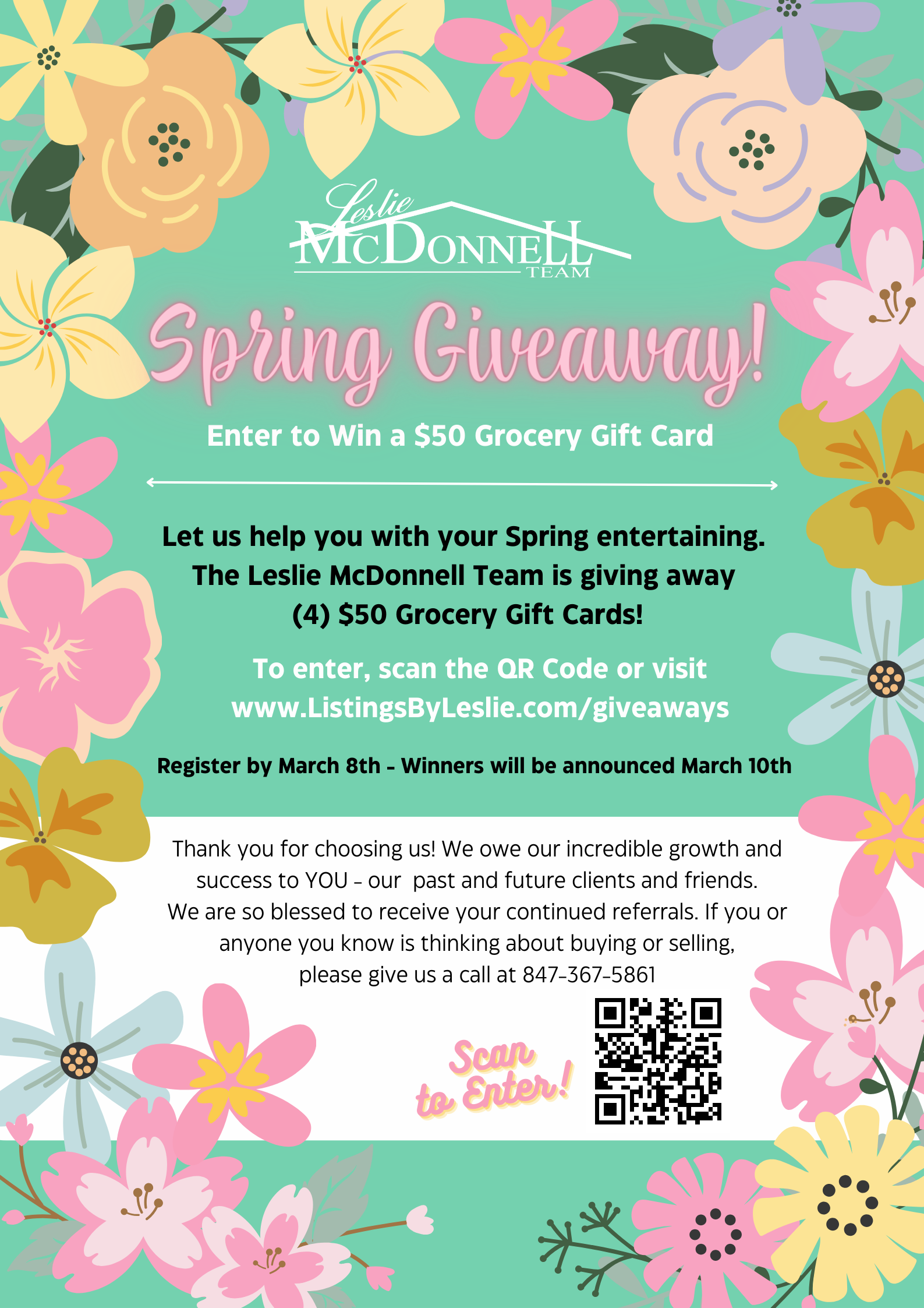 Enter to Win This Month's Giveaway